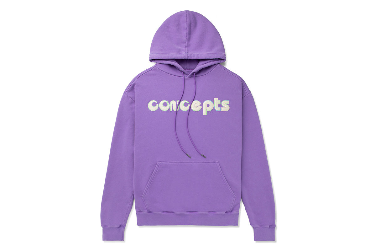 Concepts Split Logo Hoodie (Purple) – CNCPTS