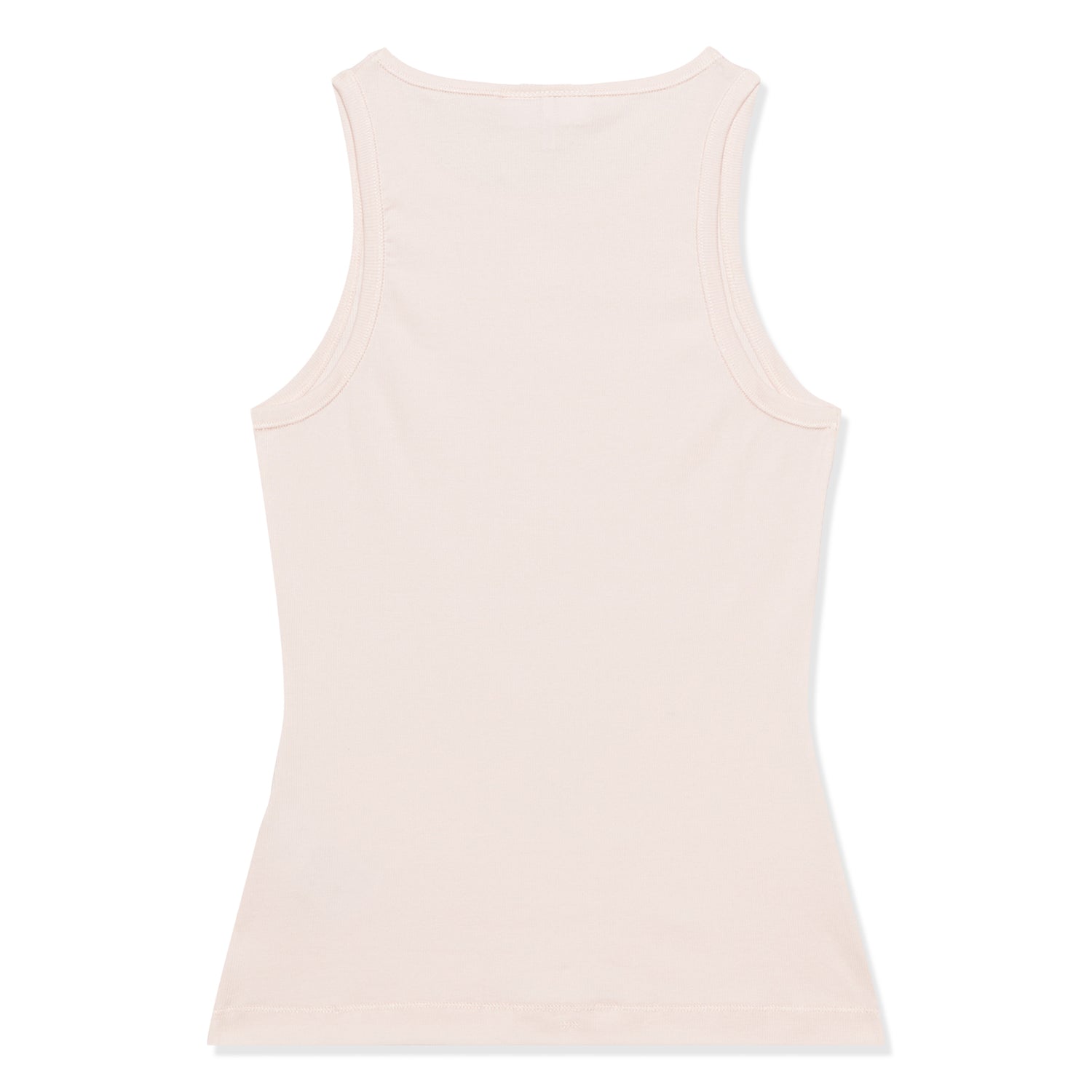 GANNI Soft Cotton Rib Tank Top (Chalk Pink) – CNCPTS