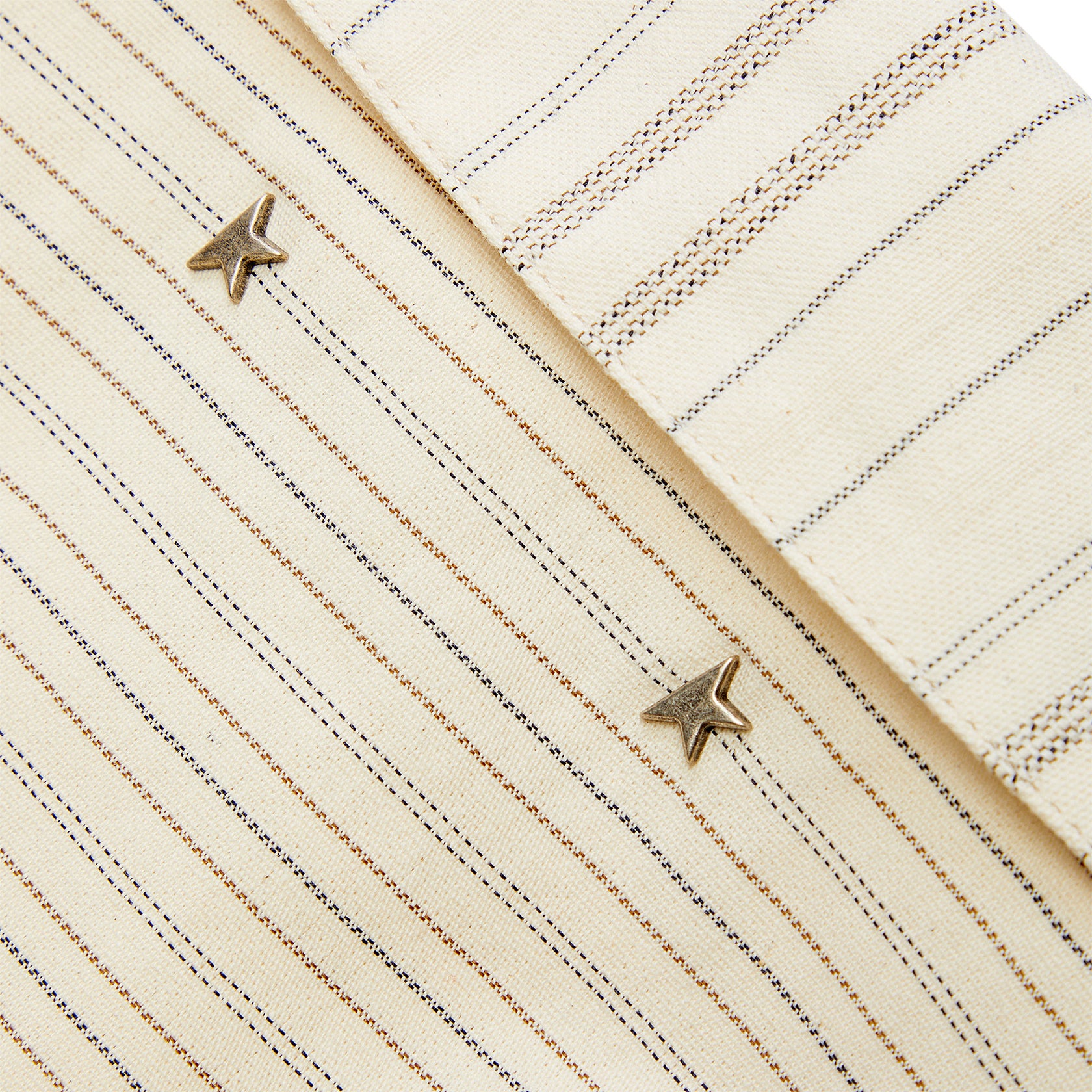 Golden Goose Journey Bowling Giove Short Sleeve Shirt (Ecru/Black/Ecli ...