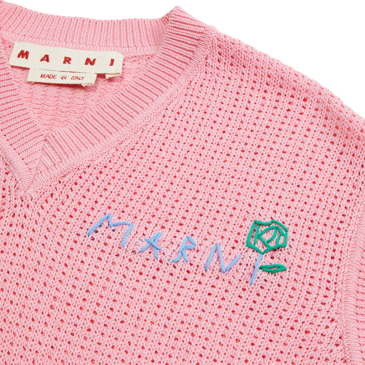 MARNI V Neck Sweater (Pink Gummy) – CNCPTS