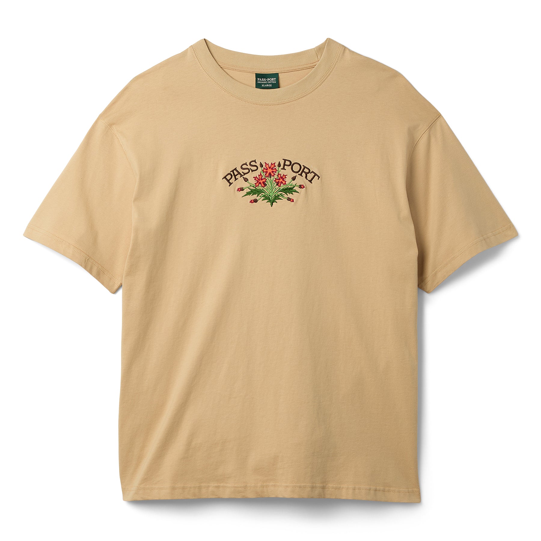Pass-Port Bloom Organic Tee (Sand) – CNCPTS